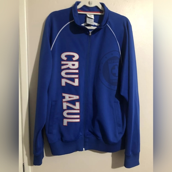 Umbro | Jackets & Coats | Vtg Mens Umbro Cruz Azul Sz Xl Blue Soccer ...